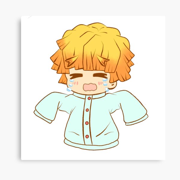 Zenitsu Agatsuma Chibi Canvas Prints | Redbubble