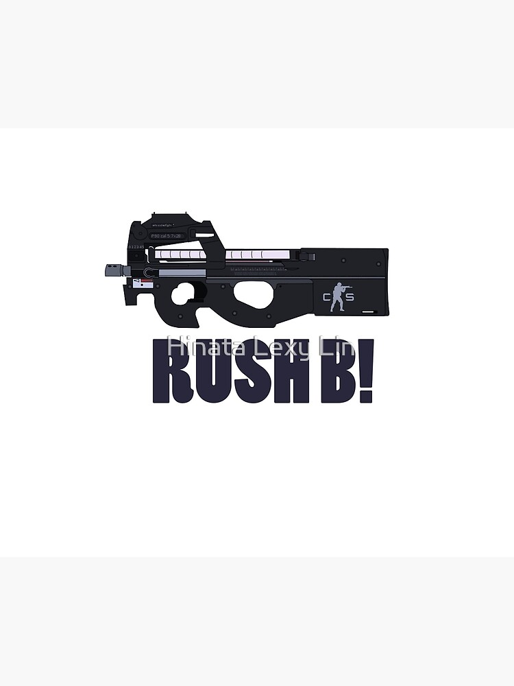 "P90 rush B! CS GO stickers" Poster by LexyLady | Redbubble