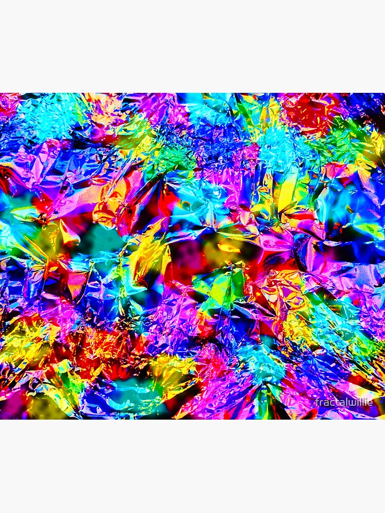 "Distorted Dimension" Sticker by fractalwillie | Redbubble