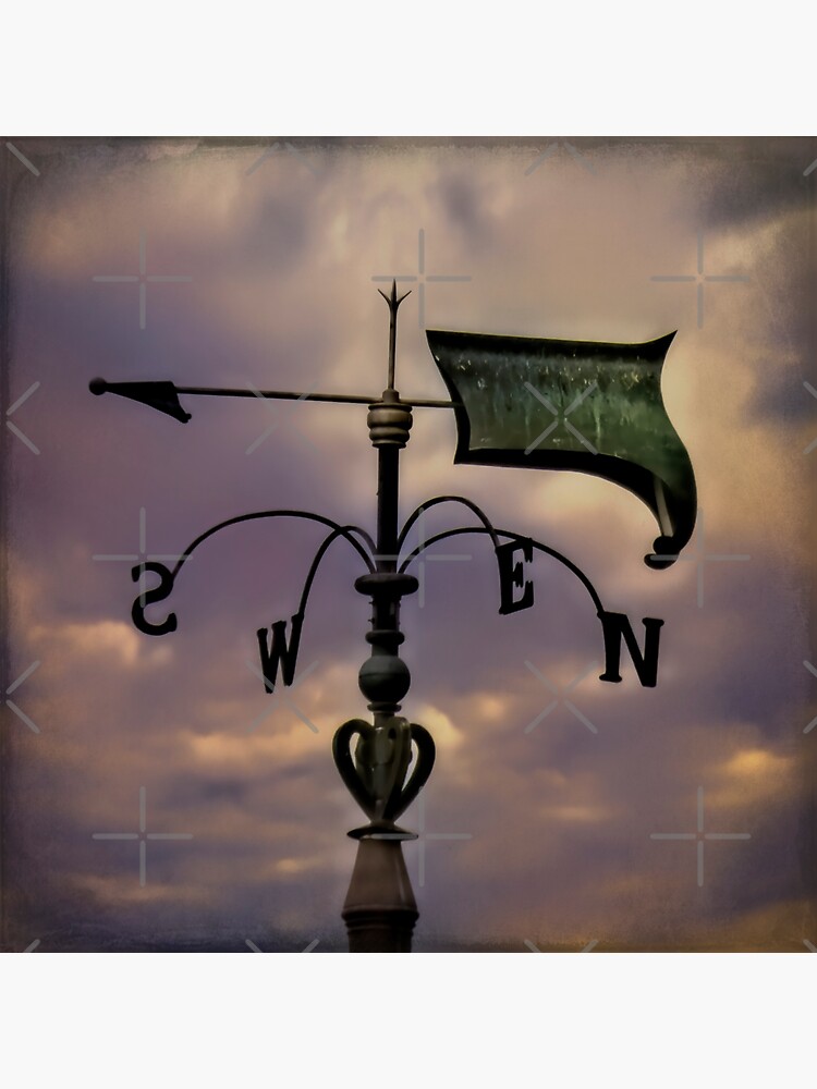 "Hand Forged Medieval Weather Vane" Sticker by LMontgomery | Redbubble