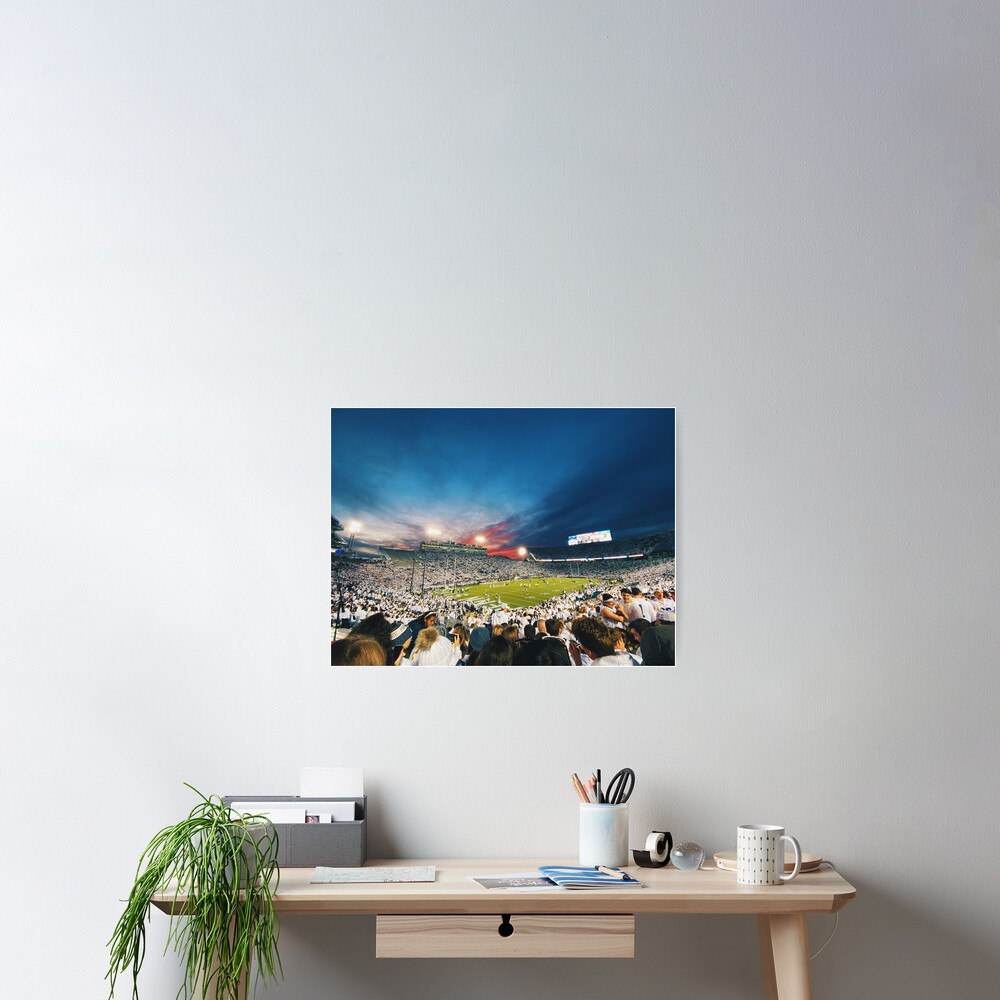 "Beaver Stadium White Out" Poster for Sale by giannalovell | Redbubble