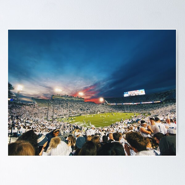 "Beaver Stadium White Out" Poster for Sale by giannalovell | Redbubble