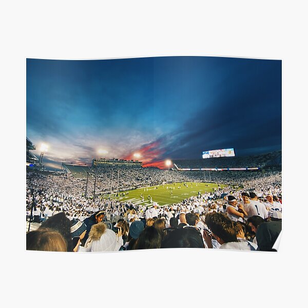 "Beaver Stadium White Out" Poster for Sale by giannalovell | Redbubble
