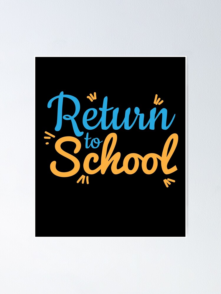 Poster « La rentrée scolaire L'écolier », par mooon85 | Redbubble