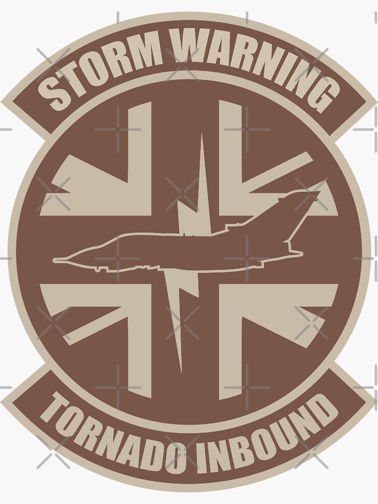 "Storm Warning Tornado Inbound" Sticker for Sale by StrongVlad | Redbubble