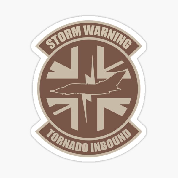 "Storm Warning Tornado Inbound" Sticker for Sale by StrongVlad | Redbubble