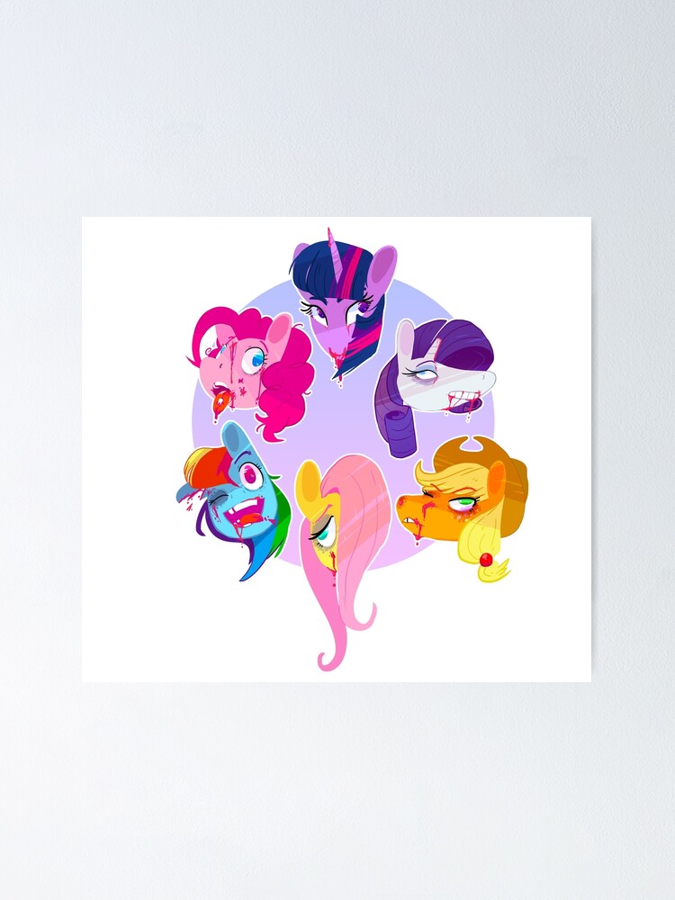 "PONY BLOOD" Poster by stevetwisp | Redbubble