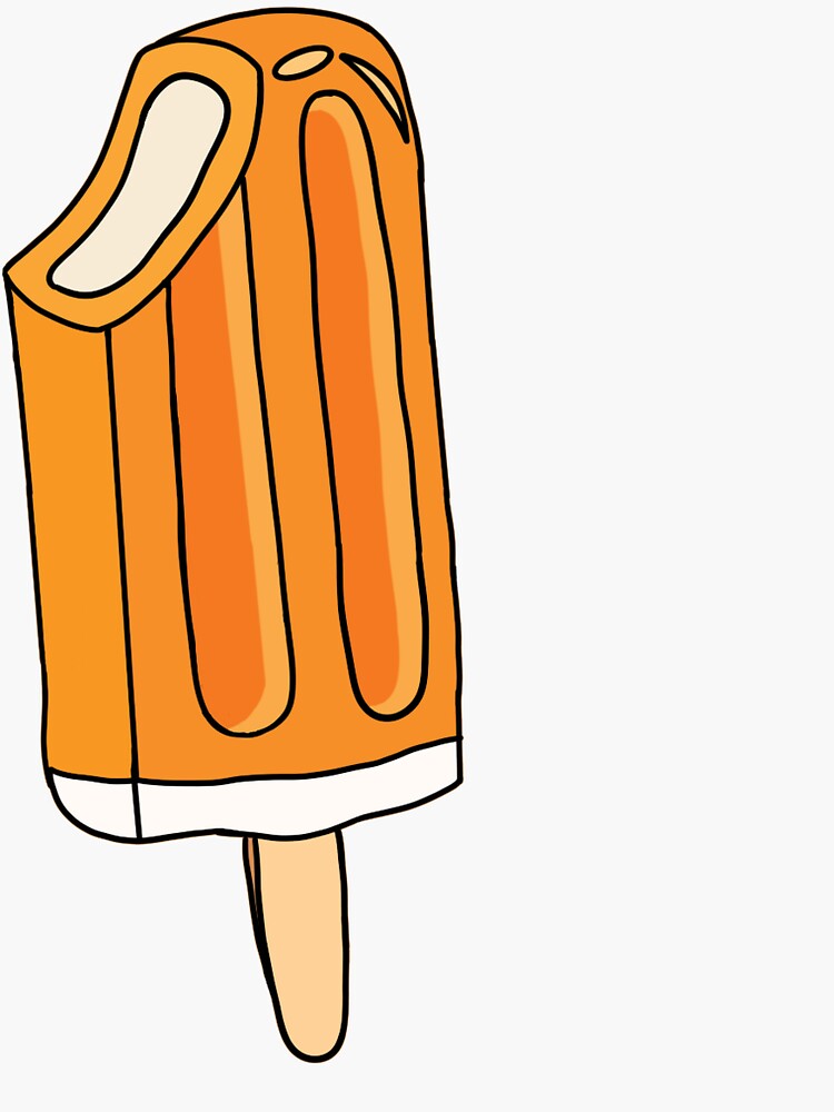 "Creamsicle Popsicle" Sticker for Sale by hopejosti00 | Redbubble