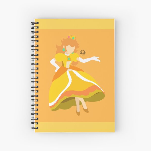 Princess Peach Spiral Notebooks | Redbubble
