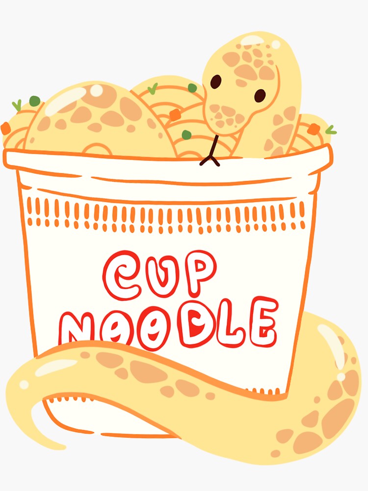 "Danger Noodle" Sticker for Sale by Jessie Carper | Redbubble