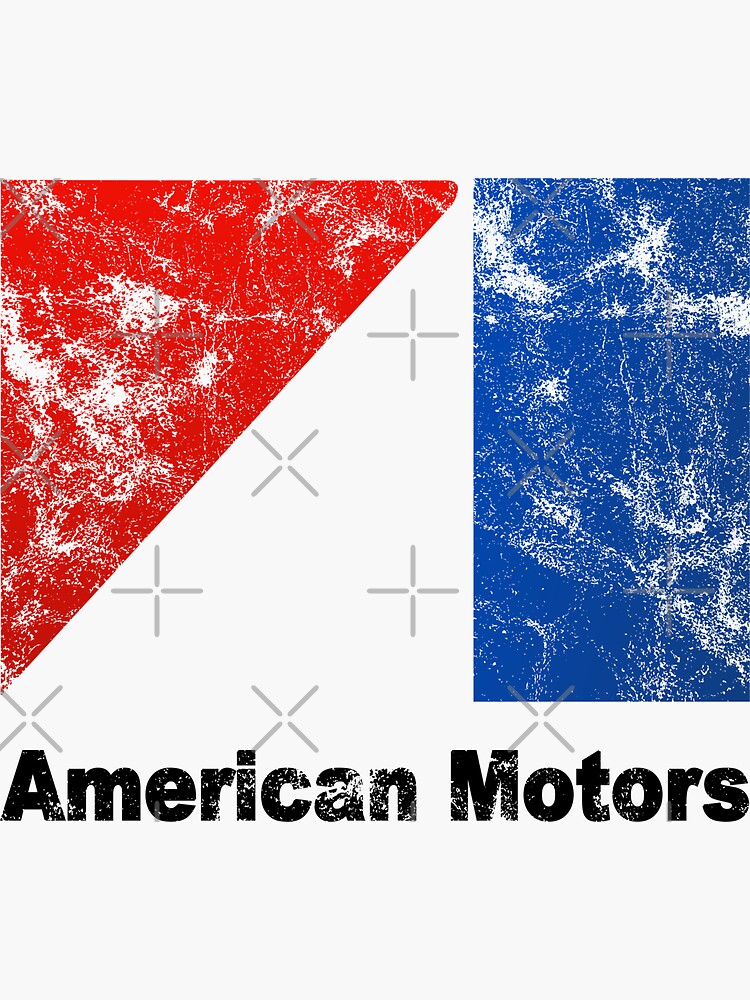 "American Motors AMC (distressed)" Sticker by n0l4n | Redbubble