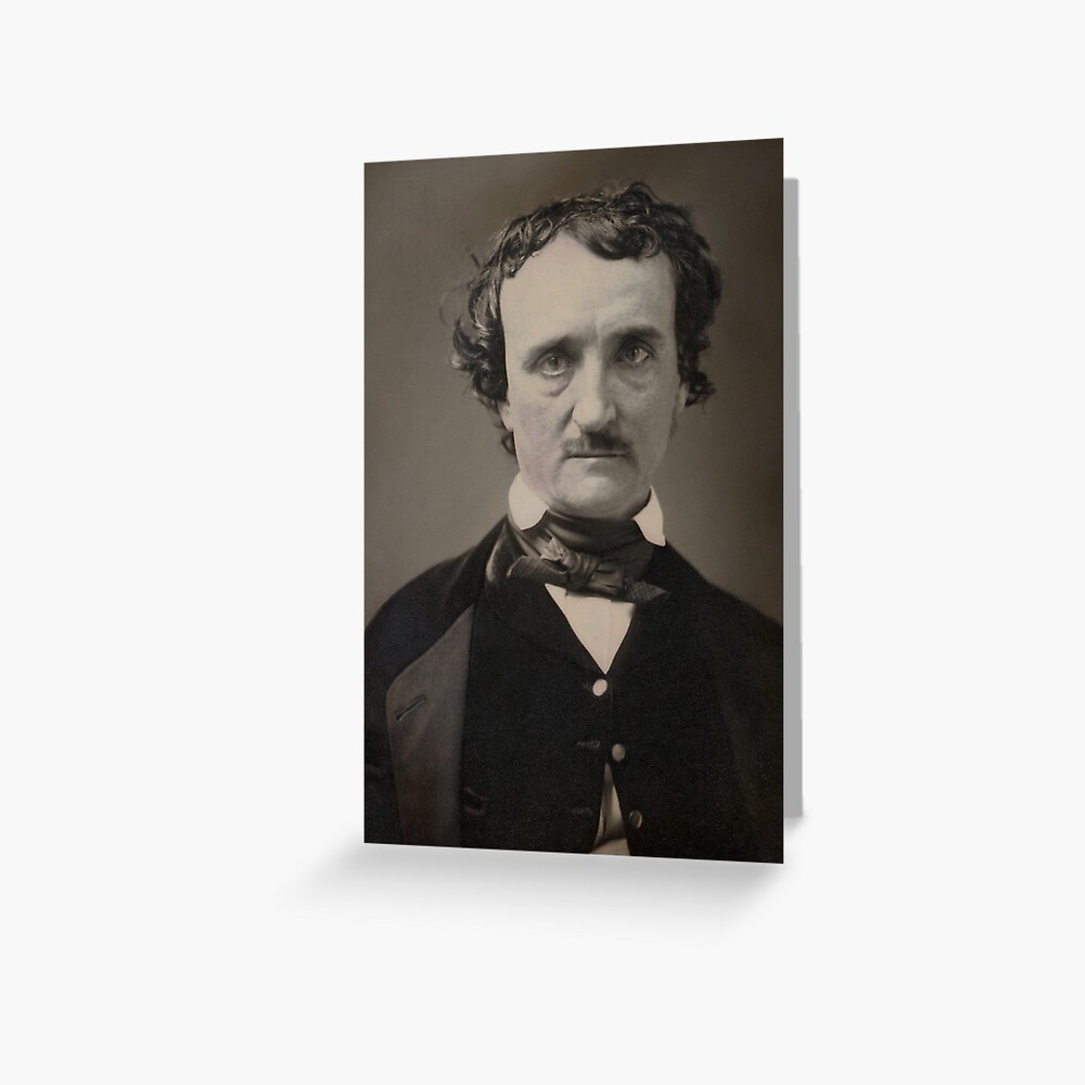"Edgar Allan Poe" Greeting Card for Sale by ArgosDesigns | Redbubble