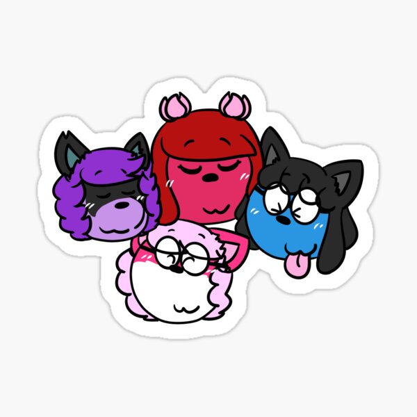 "the core four" Sticker for Sale by castorrae | Redbubble