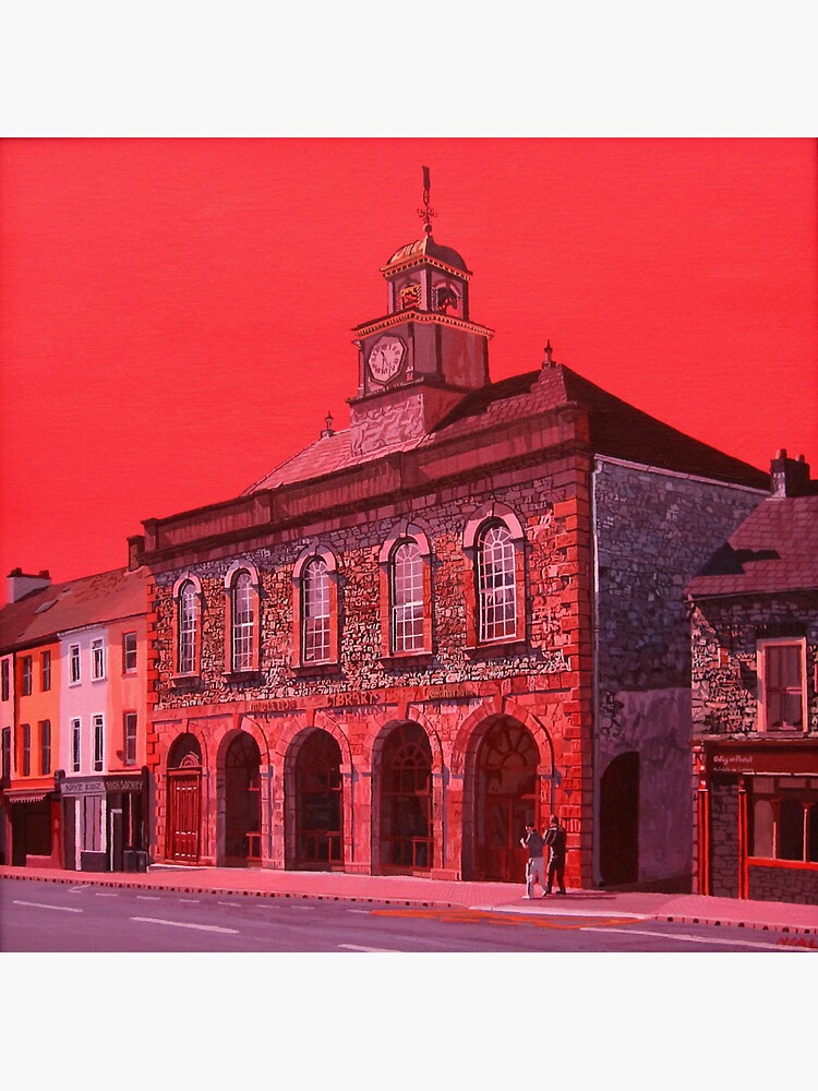 "Midleton Library Building" Sticker by eastcorkpainter | Redbubble