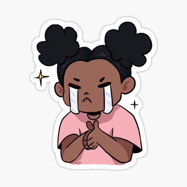 Crying Emote Stickers | Redbubble
