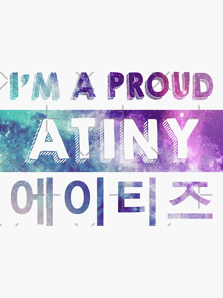 "Ateez - Atiny" Sticker by 95amy | Redbubble