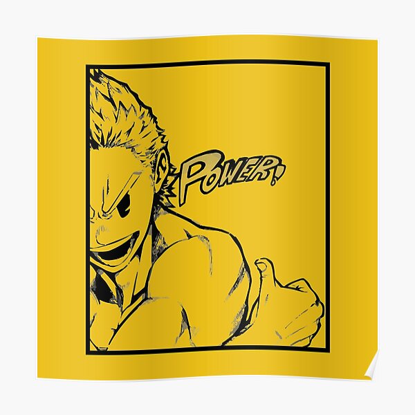 Póster «Mirio Togata POWER - My Hero Academia» de srturk | Redbubble
