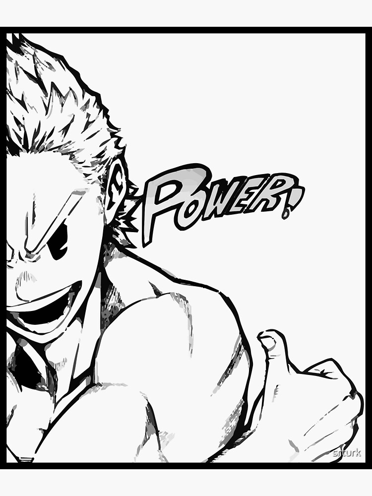 "Mirio Togata POWER - My Hero Academia" Sticker for Sale by srturk ...