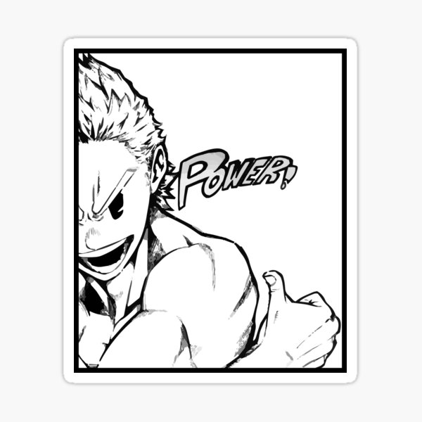 "Mirio Togata POWER - My Hero Academia" Sticker for Sale by srturk ...