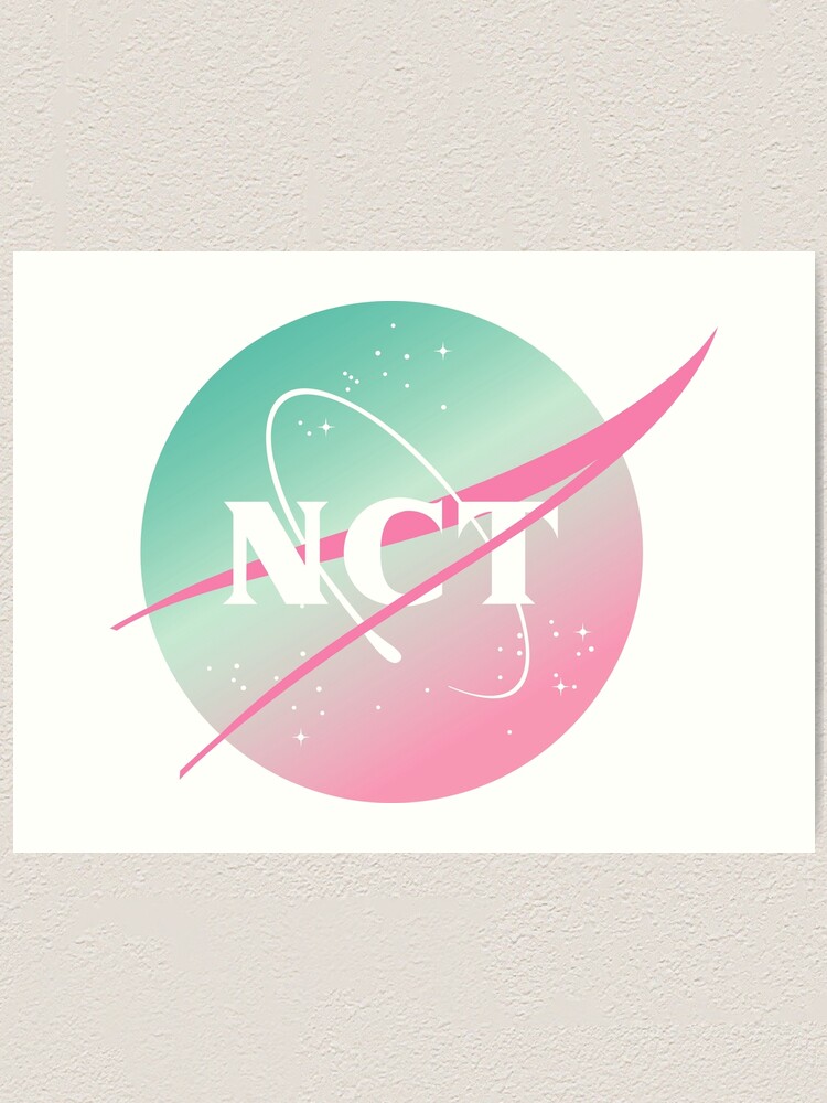 "NCT nasa inspired logo" Art Print for Sale by sukaisooo | Redbubble
