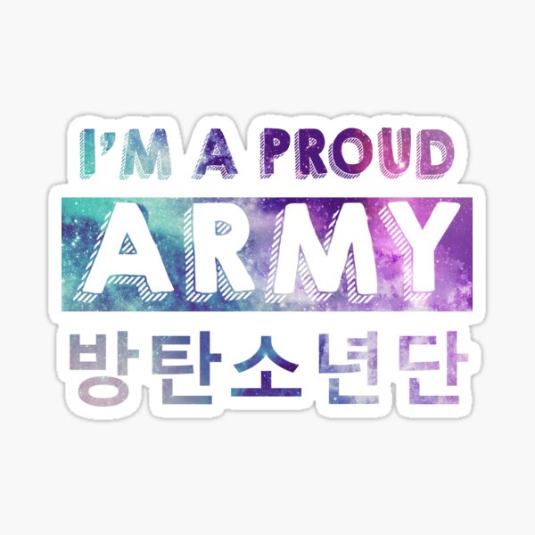 "BTS - ARMY" Sticker for Sale by 95amy | Redbubble