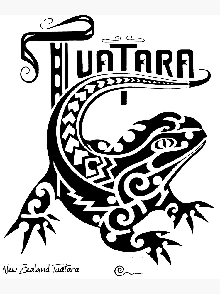 "Tuatara #2" Poster by LindaBassett | Redbubble