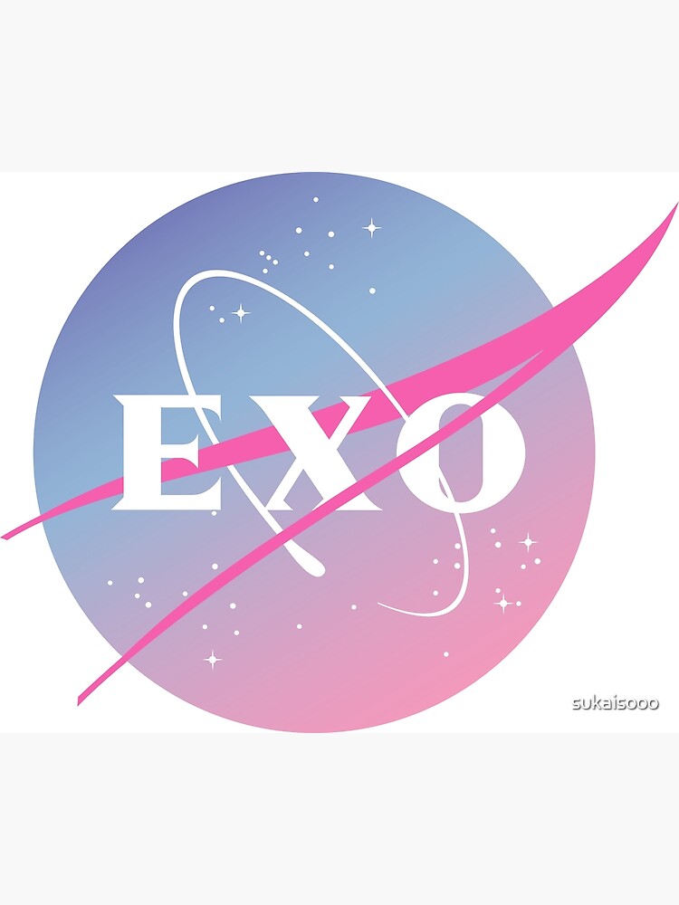 "Exo nasa inspired logo" Poster by sukaisooo | Redbubble