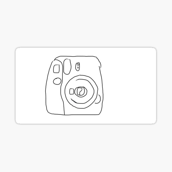 "Simple Polaroid Trace" Sticker by kweenshyshy | Redbubble