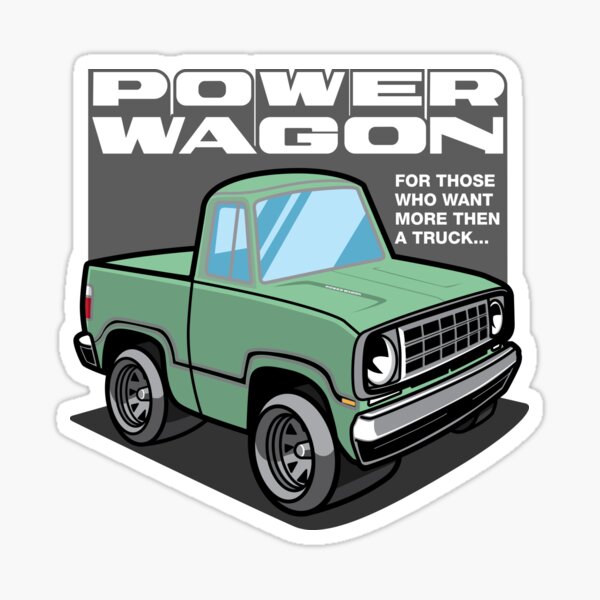 Power Wagon Stickers | Redbubble