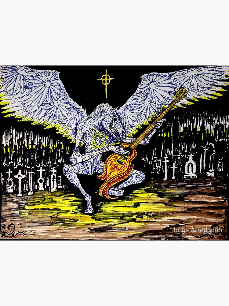 "The Gravesinger" Sticker by Dethklaus | Redbubble