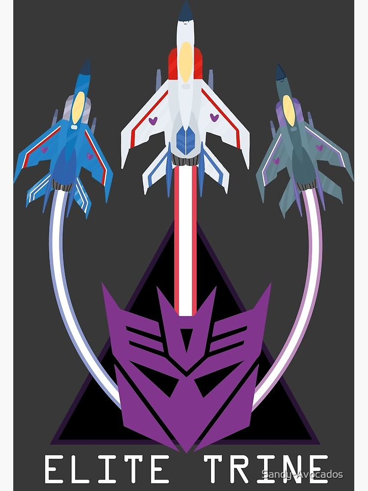 "Elite Trine Decepticon logo" Photographic Print by Sandy-Avocados ...