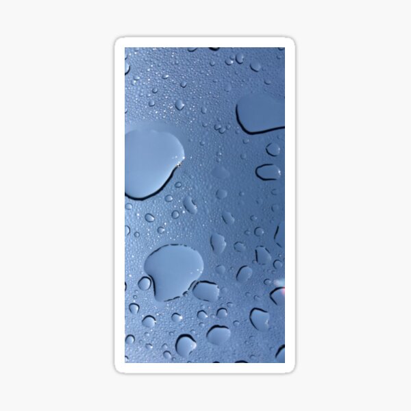 "Raindrops" Sticker for Sale by walkonwater126 | Redbubble