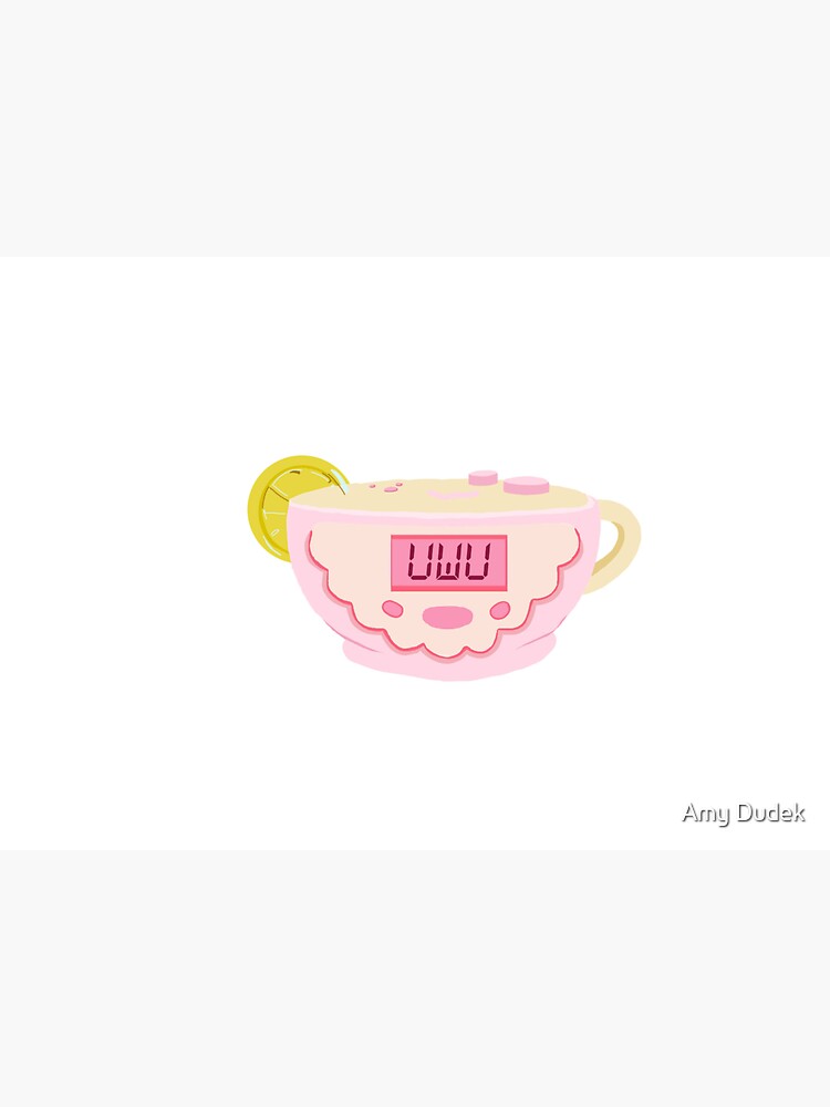 "pastel uwu alarm clock" Sticker for Sale by mesmericphil | Redbubble