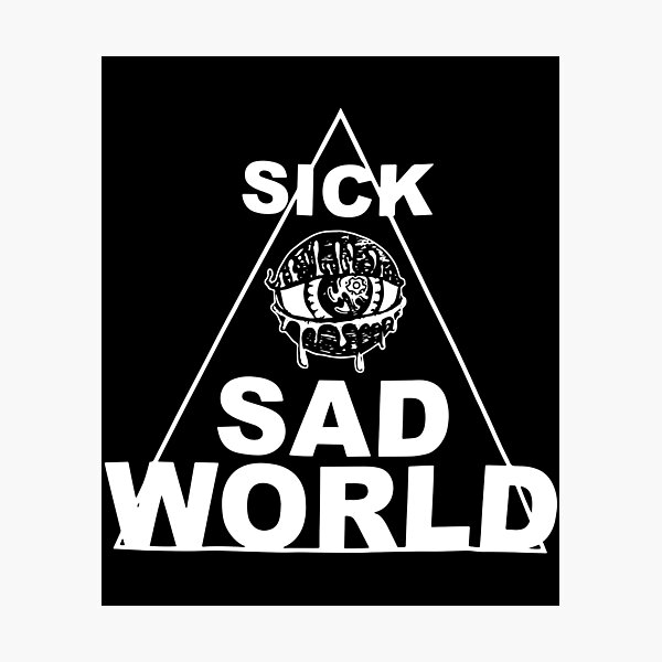 Lámina fotográfica «Mtv Daria Cartoon Sick Sad World Logo Ojo que todo ...