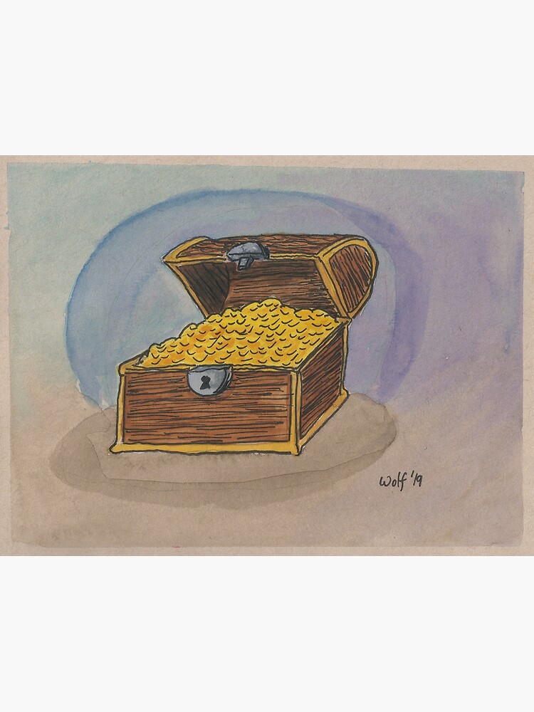"Inktober 2019 #21: Treasure" Poster by dylanwolf | Redbubble