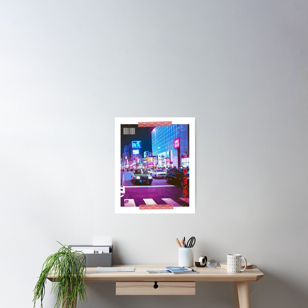 "LoFi Nights" Poster by printablegeek | Redbubble