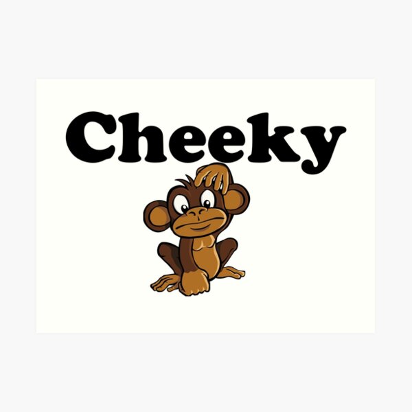 Cheeky Monkey Emoji Art Prints | Redbubble