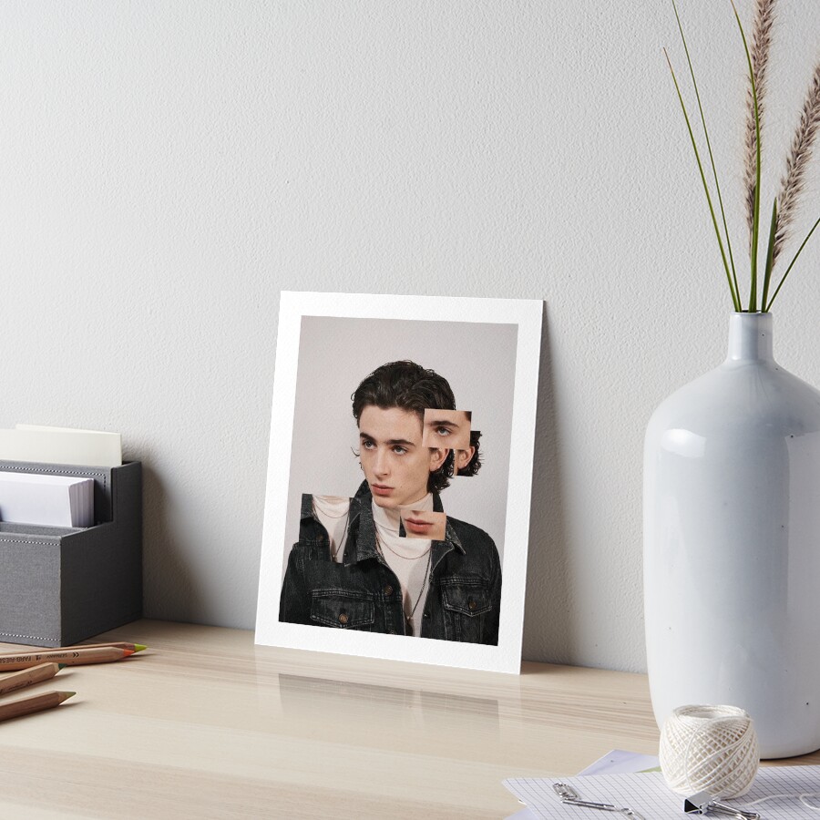 "timothée chalamet anatomy" Art Board Print for Sale by hollyjg | Redbubble