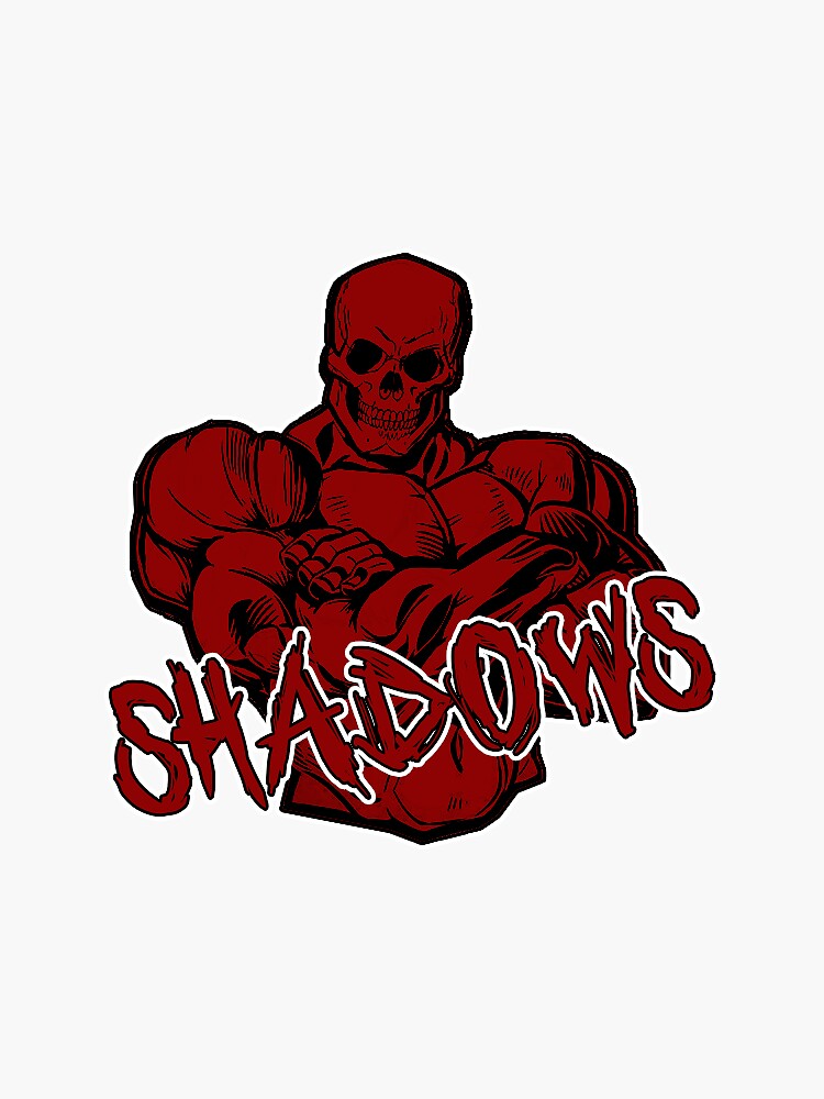 "Shadows Logo" Sticker for Sale by mdmullins | Redbubble