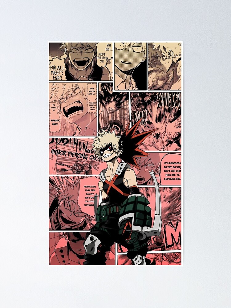 "kacchan my hero" Poster for Sale by kewrdfasa | Redbubble