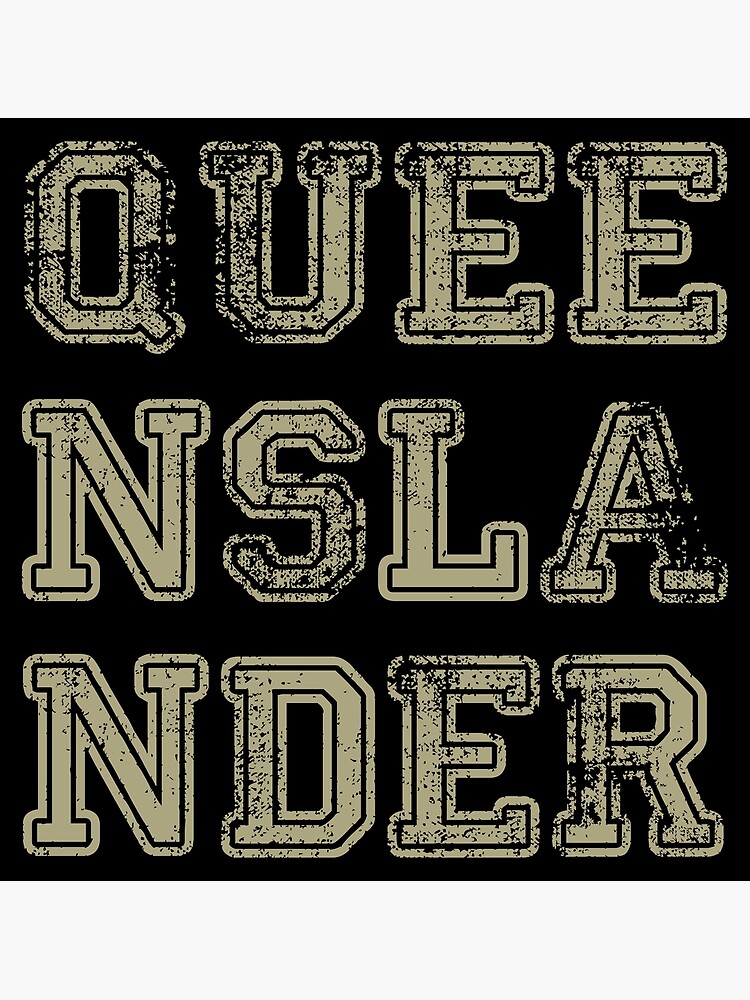 "Queenslander" Poster for Sale by DarkSmack | Redbubble