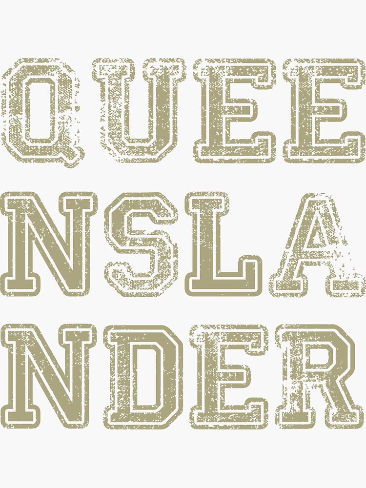 "Queenslander" Sticker for Sale by DarkSmack | Redbubble