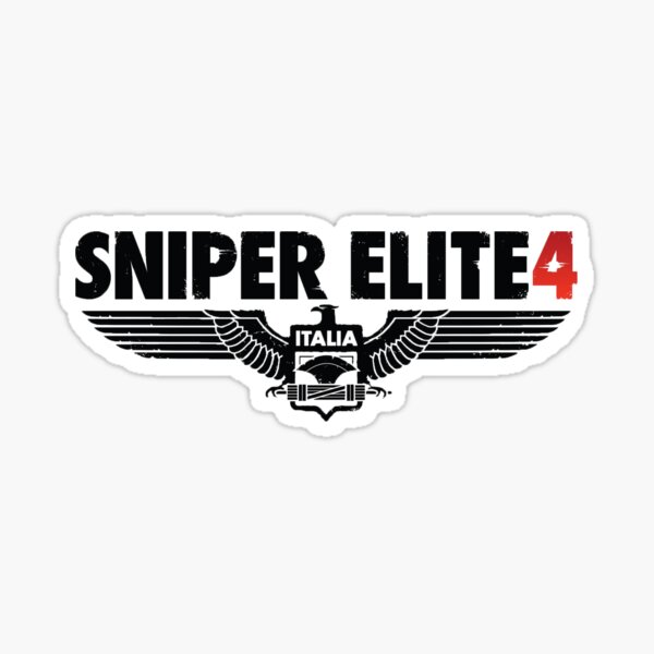 "sniper elite 4 logo" Sticker for Sale by H P | Redbubble