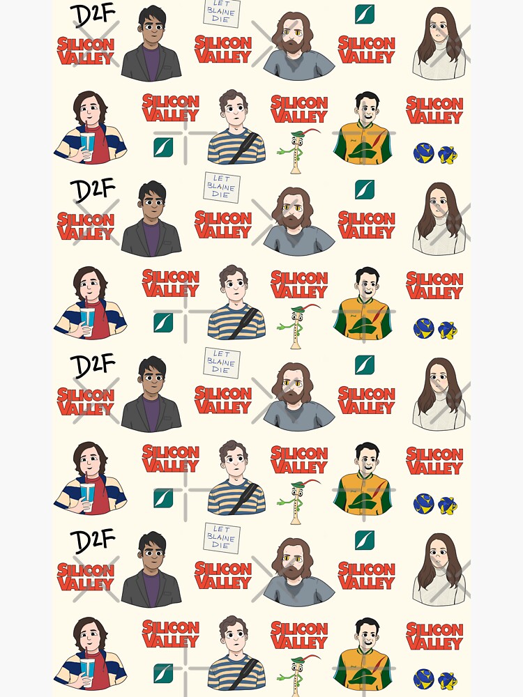 "Silicon Valley" Sticker for Sale by neeannn | Redbubble