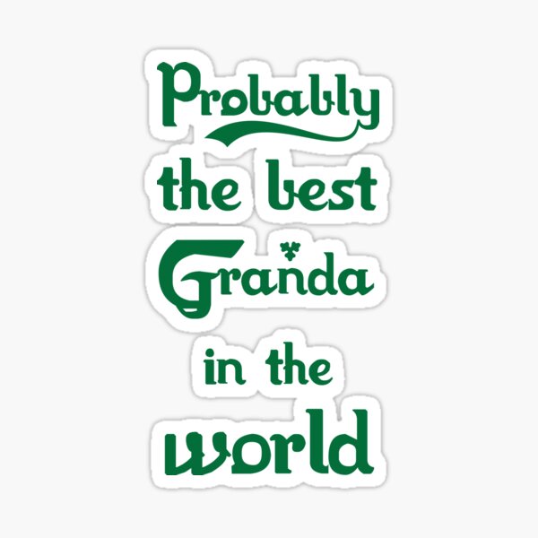 "Granda " Sticker by jpearson980 | Redbubble
