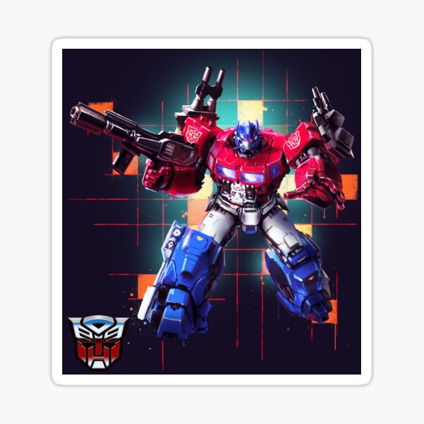 "Powermaster Prime" Sticker for Sale by SW-Illustration | Redbubble