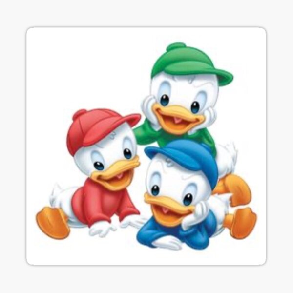 "Kwik,Kwek and Kwak" Sticker for Sale by Carly20545 | Redbubble