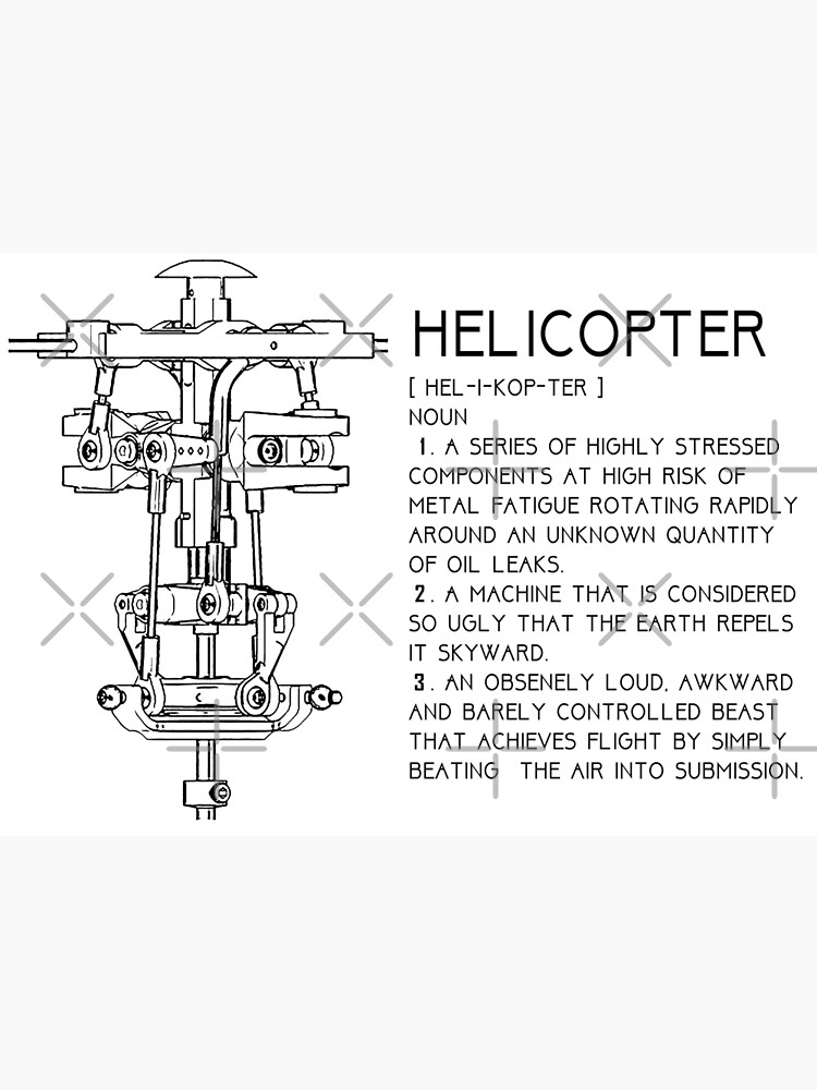 "HELICOPTER (definition)" Greeting Card for Sale by MACH5- | Redbubble