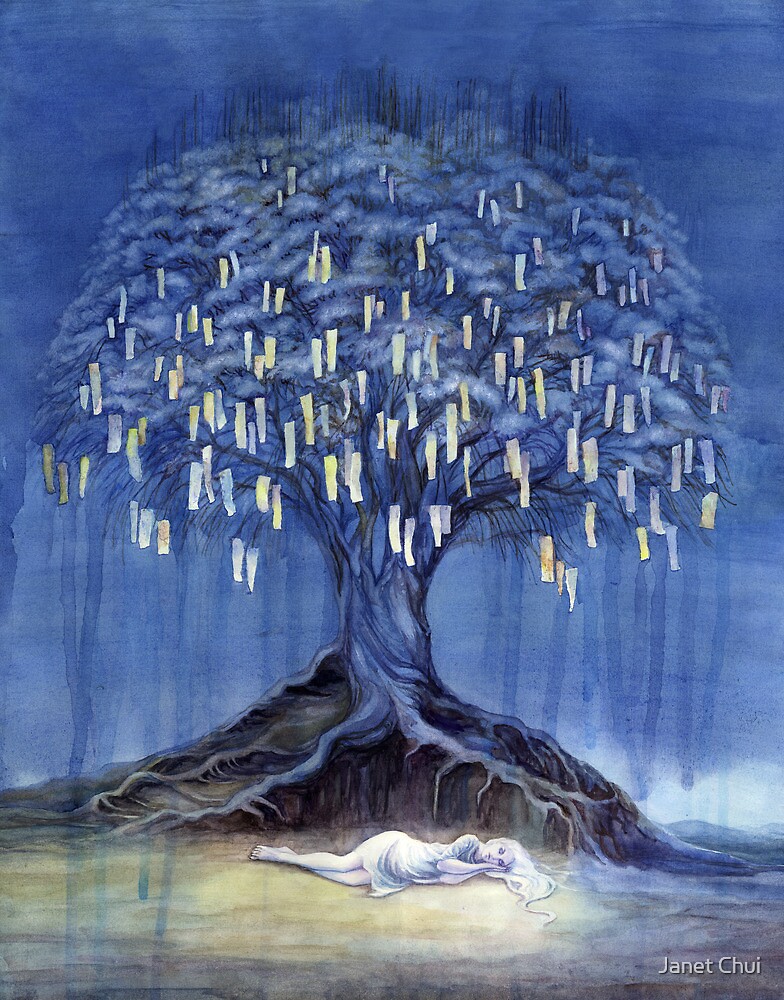 "Prayer Tree" by Janet Chui | Redbubble
