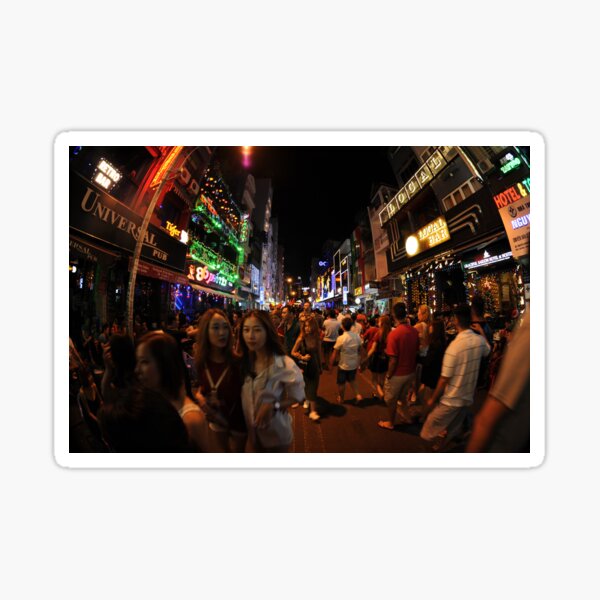 "Bui Vien Saigon" Sticker by CEccleston | Redbubble